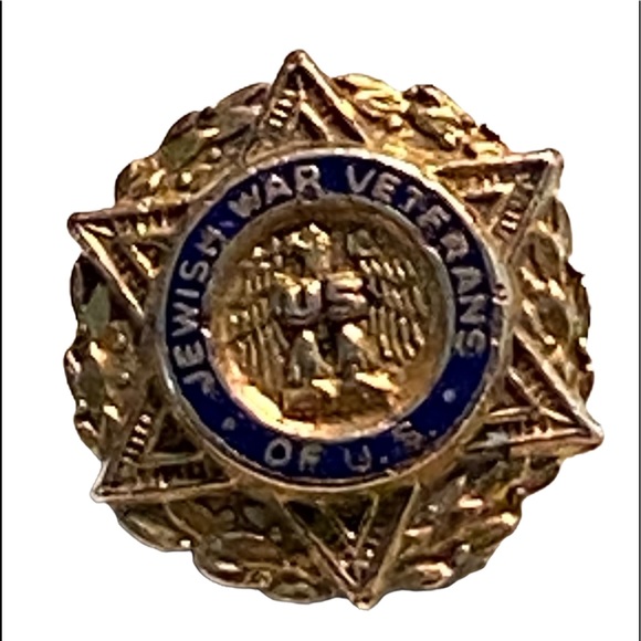 Source Unknown | Accessories | Vintage Jewish War Veterans Of The ...